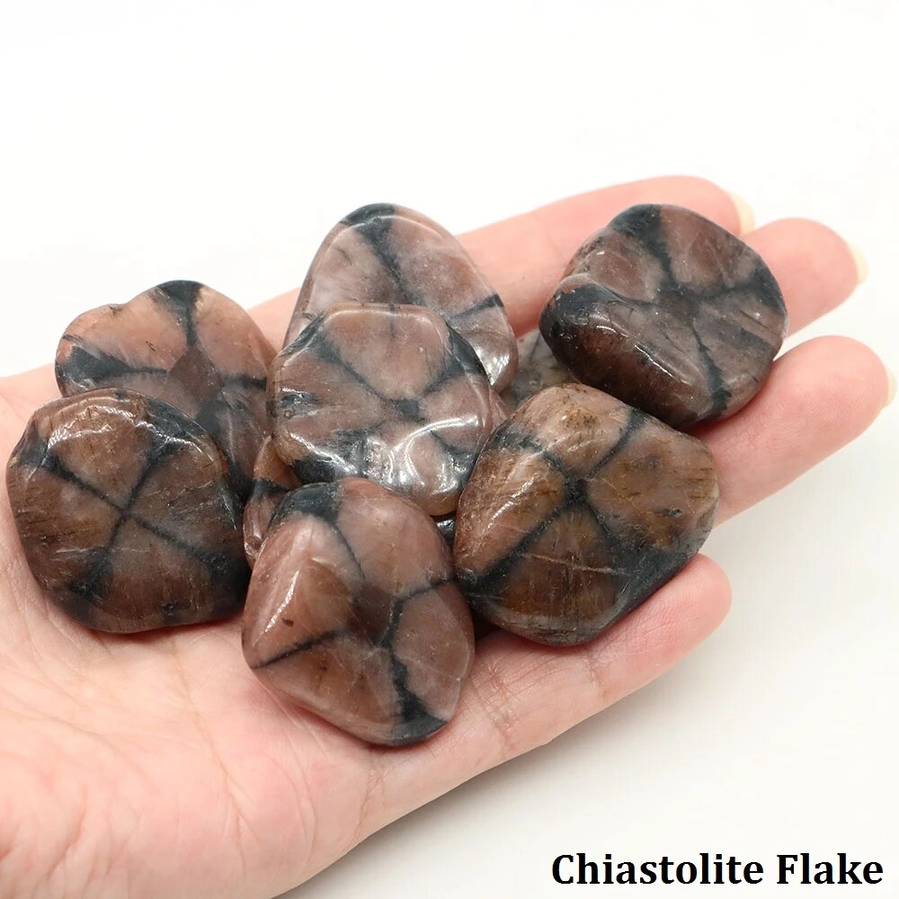 Гранат tumbled stones Коричневый, 1 pc, Chiastolite Flake
