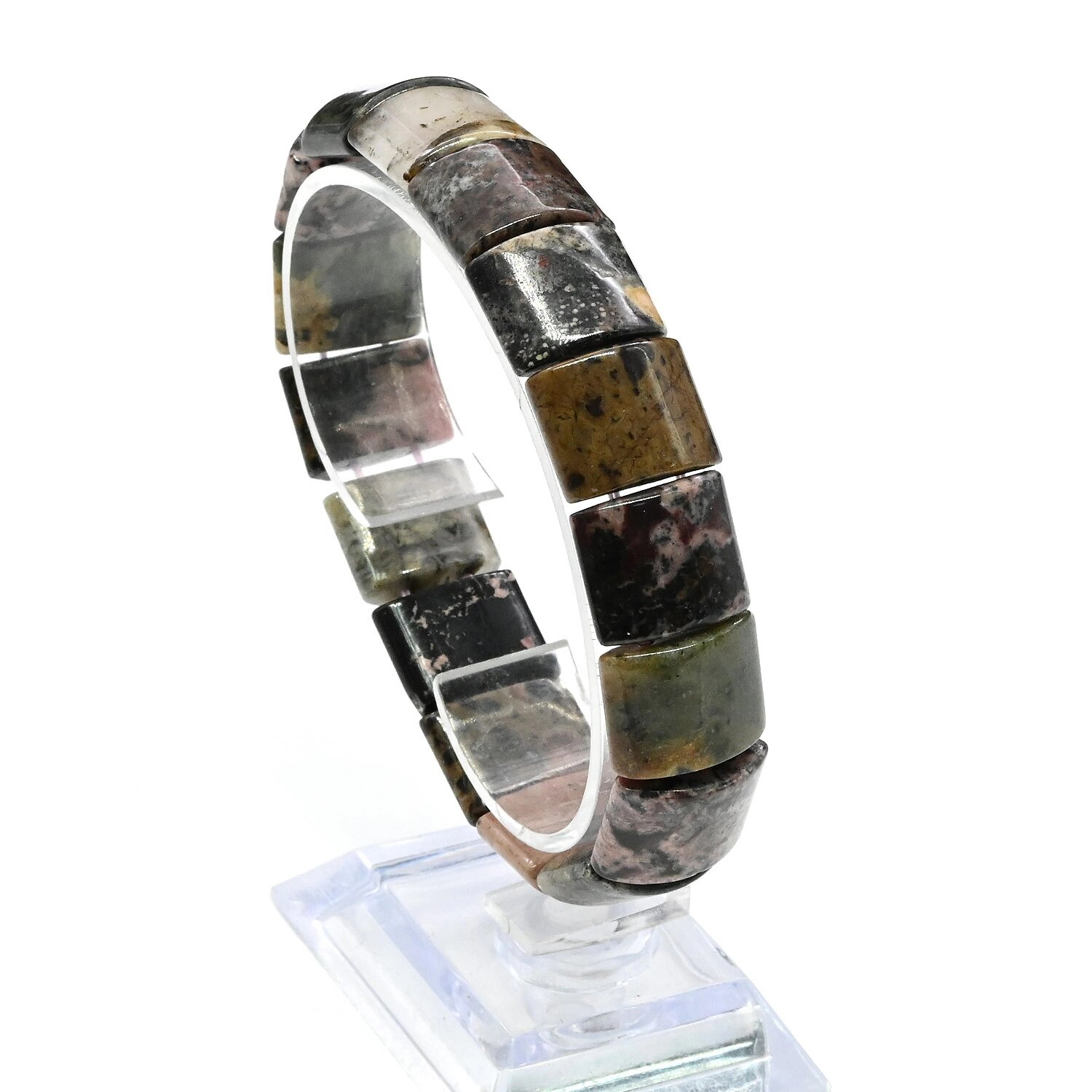 Браслет, родонит