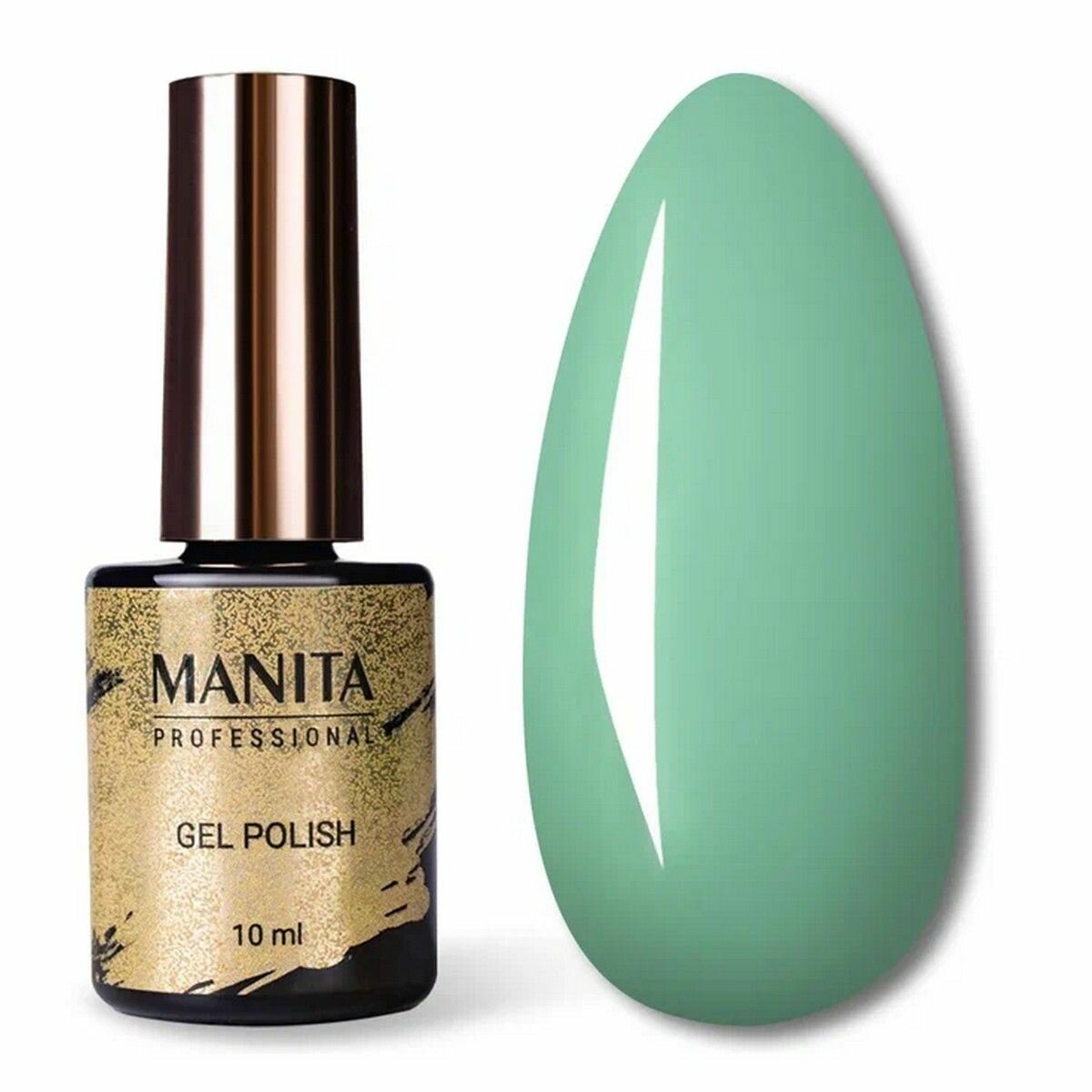 Manita Professional Гель-лак для ногтей, Classic №071, Mint Green, 10 мл
