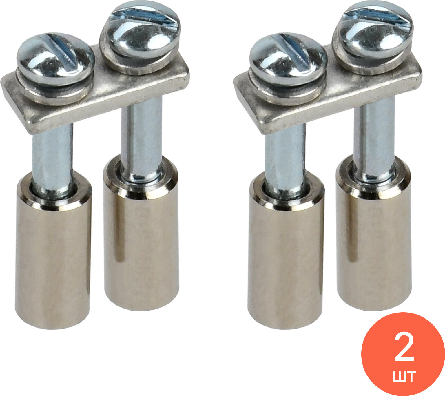 Перемычка для клеммной колодки IEK / ИЭК в сборе для CTS 2.5мм2, серая, 24А 1000В / электрика (комплект из 2 шт)