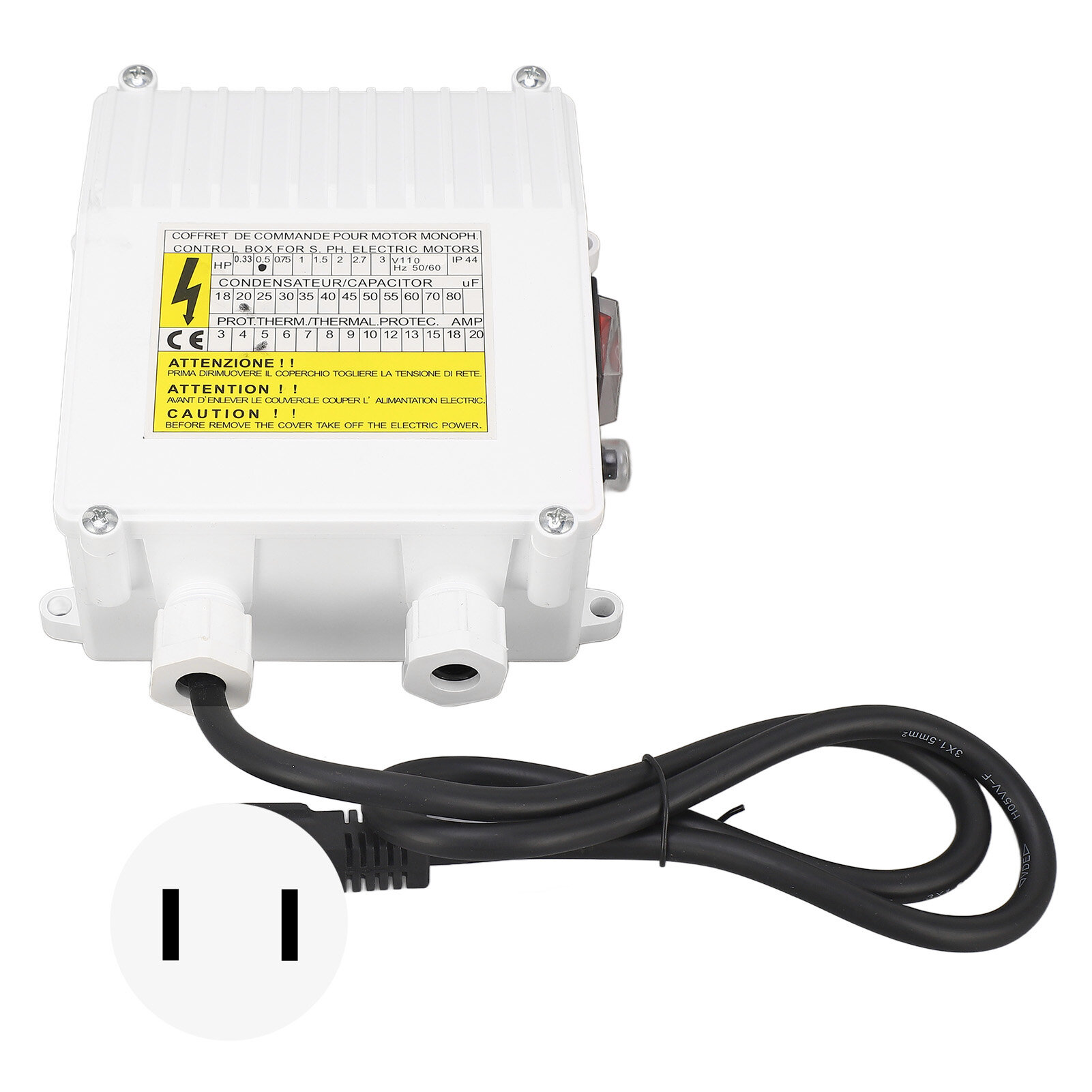 Бокс управления скважинным насосом 370Вт, термозащита, US 110В