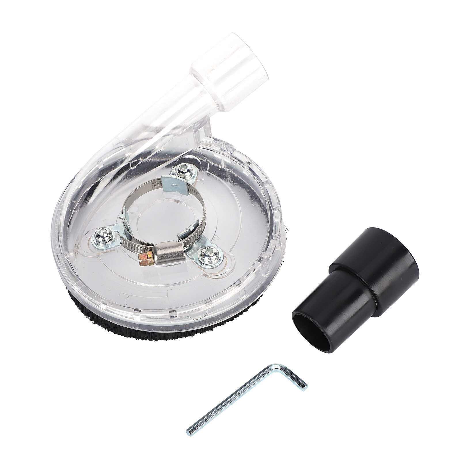 Комплект кожуха для сухого шлифования, аксессуар для УШМ, 4дюймовый лепестковый диск