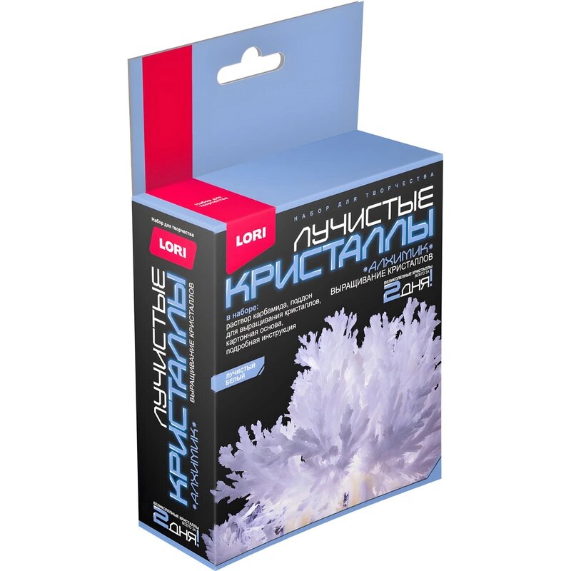 Набор для опытов Лучистые кристаллы Белый кристалл, Лк-006