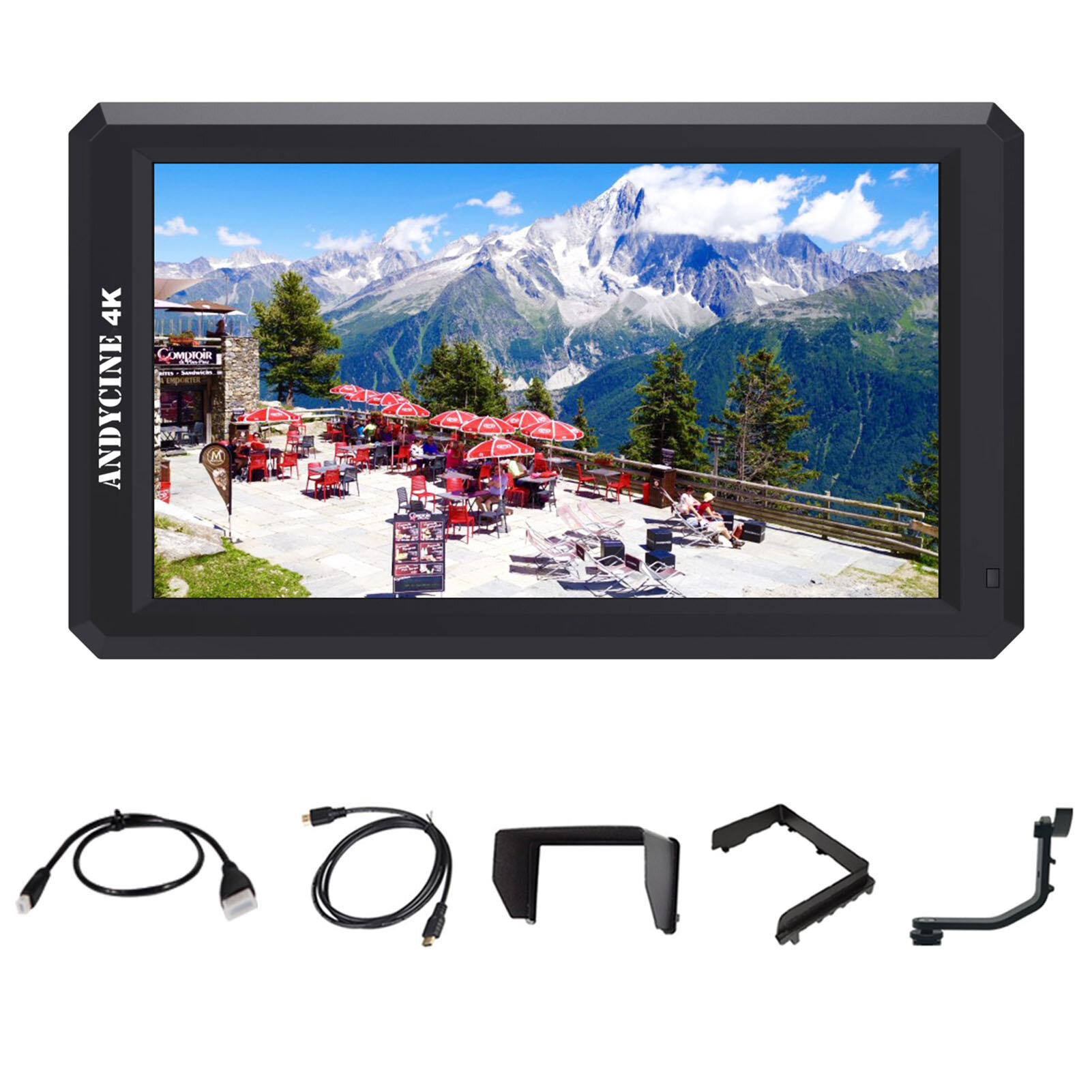 ANDYCINE A6 монитор для камер DSLRский видеомонитор 5.7 дюйма 450 нит яркость с 4K HDMI входом DC 8V выходом питания 3.5мм джек для наушников замена для камер Sony Canon Nikon DSLR