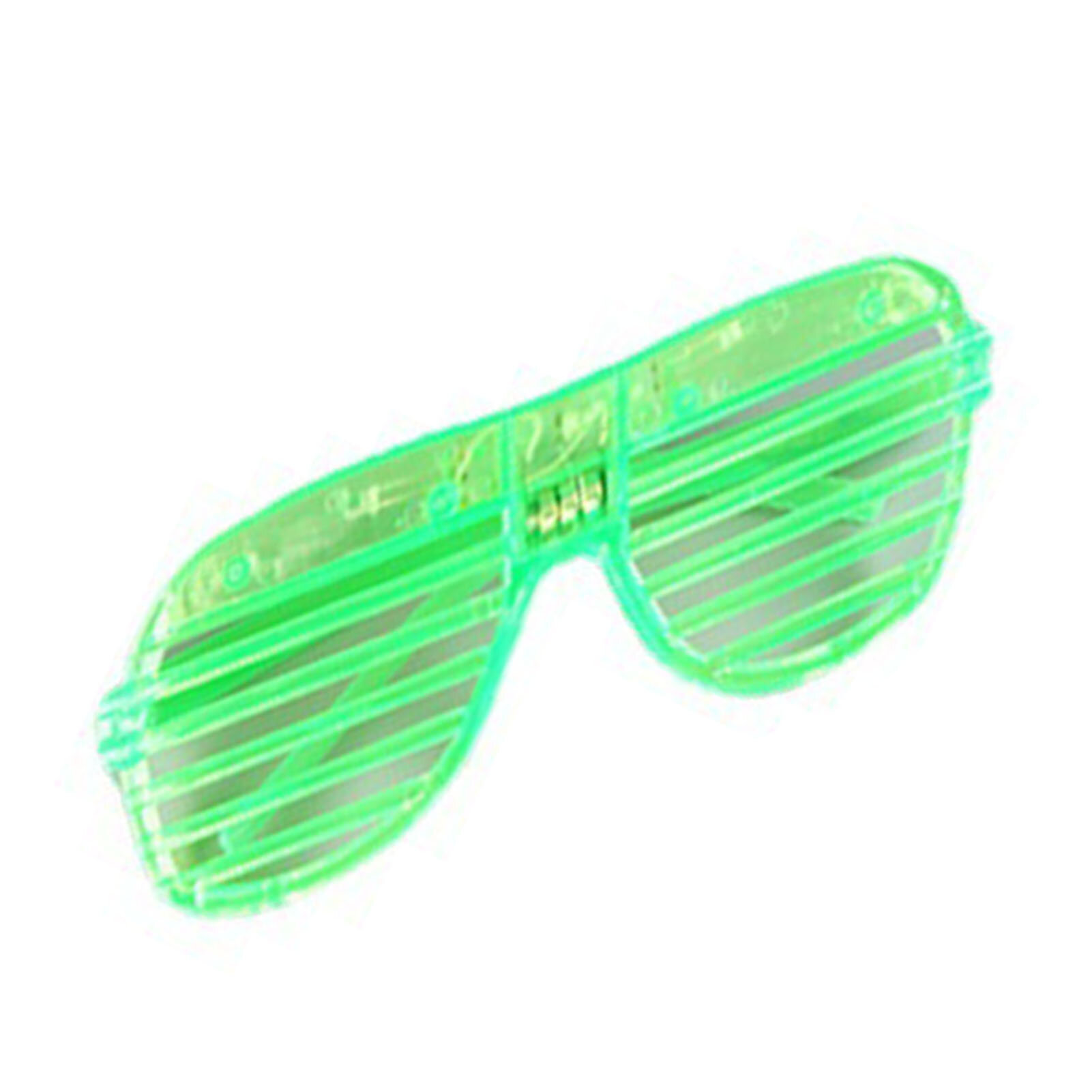 Светящиеся очкишторки со светодиодами, мигающие в темноте, для вечеринки на Хэллоуин зеленые