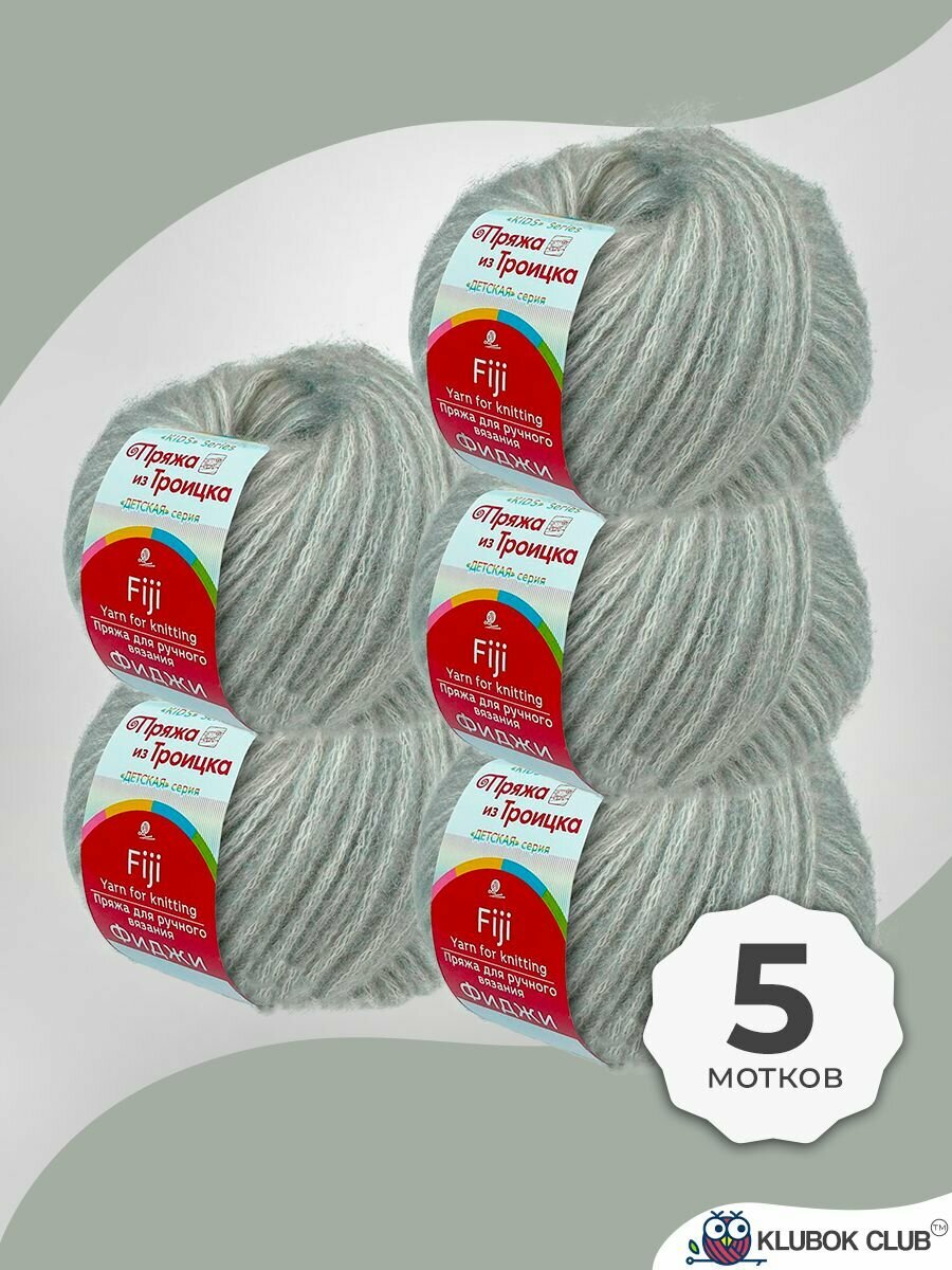 Пряжа для вязания Троицкая Фиджи цвет 43 (Суровый лен) 5 мотков