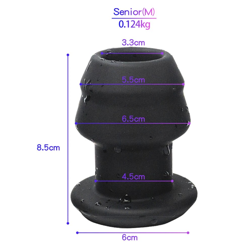 Полая анальная пробка Секс-игрушки для взрослых Анальная большая анальная пробка Огромный массаж M