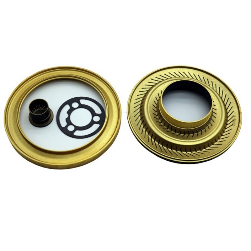 Набор Аксессуаров Для Горелок С Высокими Ножками из 4 предметов, Встроенные Принадлежности Для Плиты, Распределитель Пламени В Плите, Противопожарная Крышка, Высокая Головка Плиты