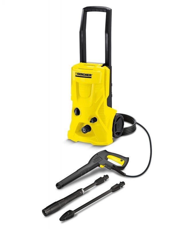 Мойка высокого давления Karcher K4 Basic, с грязевой фрезой, желтая