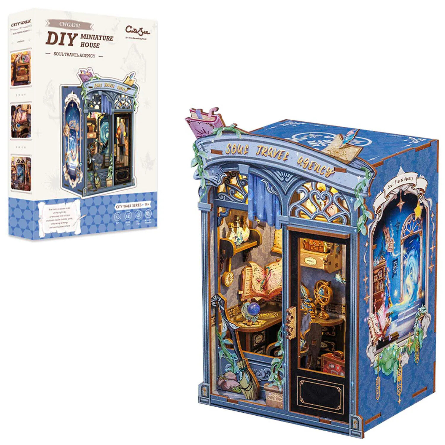 Конструктор сборный интерьерный СuteBee Агентство Душевное Путешествие, 99 деталей