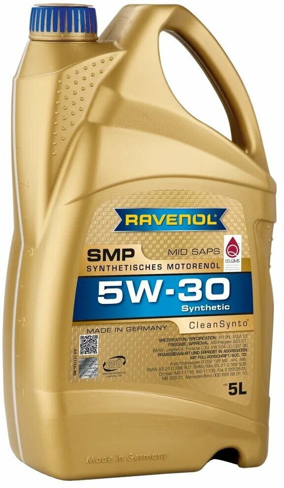 Моторное масло RAVENOL SMP SAE 5W-30 (5л)