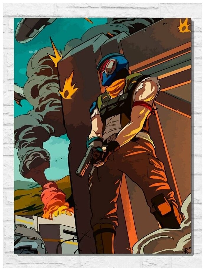 Картина по номерам на холсте игра Fortnite - 11368 В 30x40