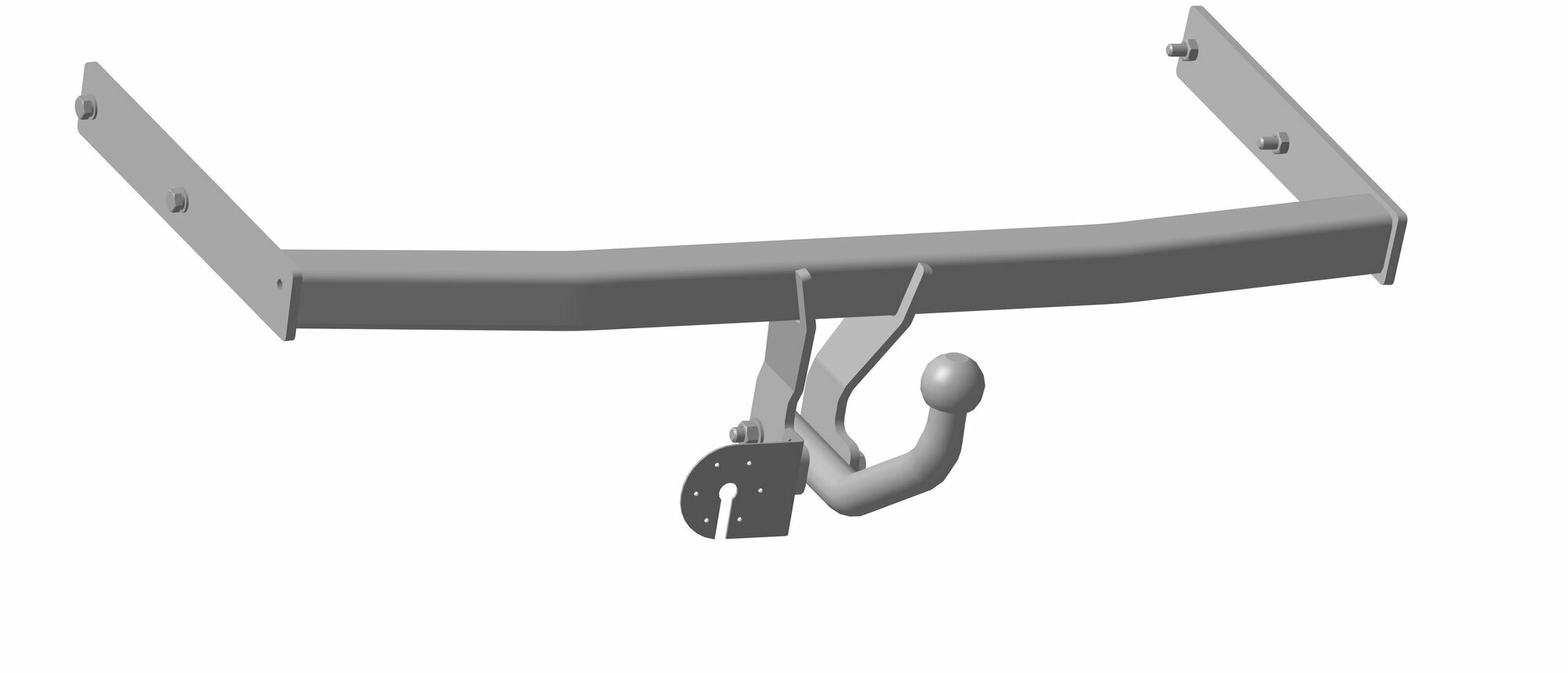 Фаркоп ORIS 1922-А, для Skoda Fabia, условно-съёмный, max масса прицепа 1100 кг