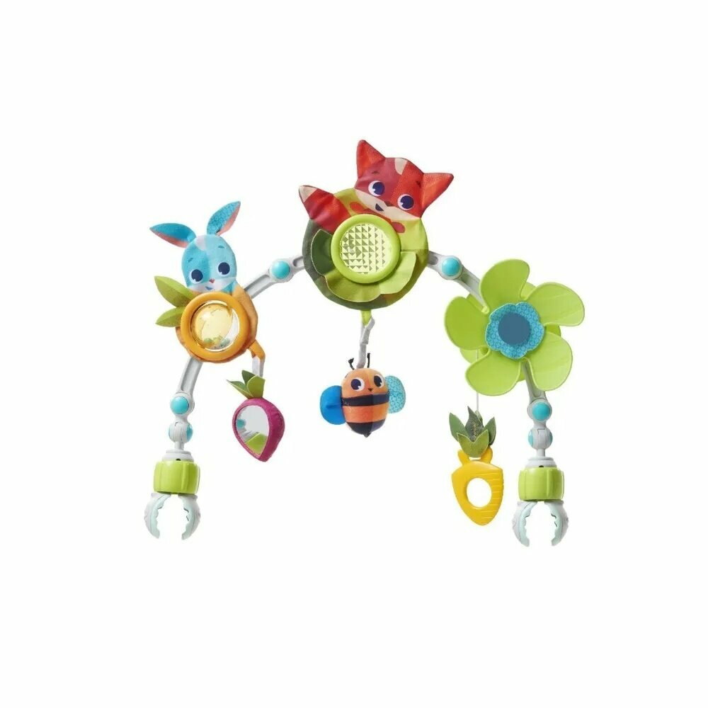 Развивающая дуга с игрушками на коляску, кроватку, автокресло Tiny Love Meadow Days "Солнечная полянка"