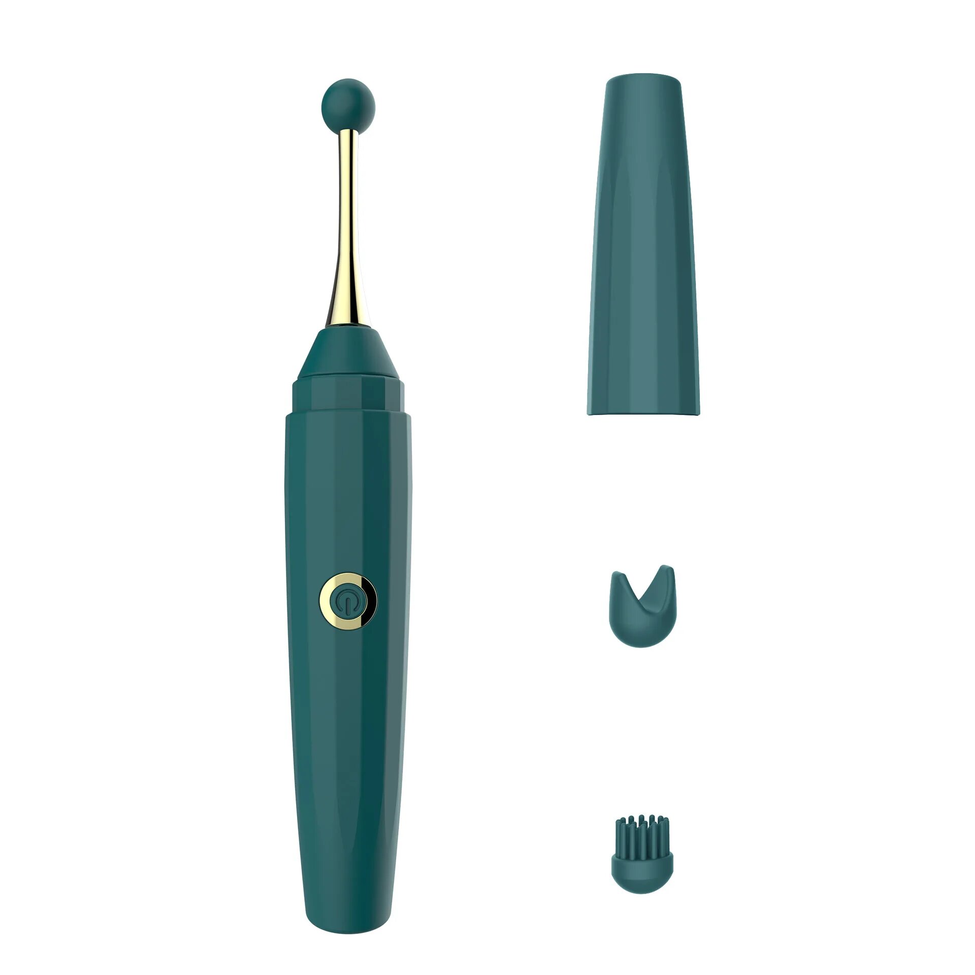 10 режимов перьевой точечный дыхательный вибратор, Женский клиторальный вибратор точки G, Green