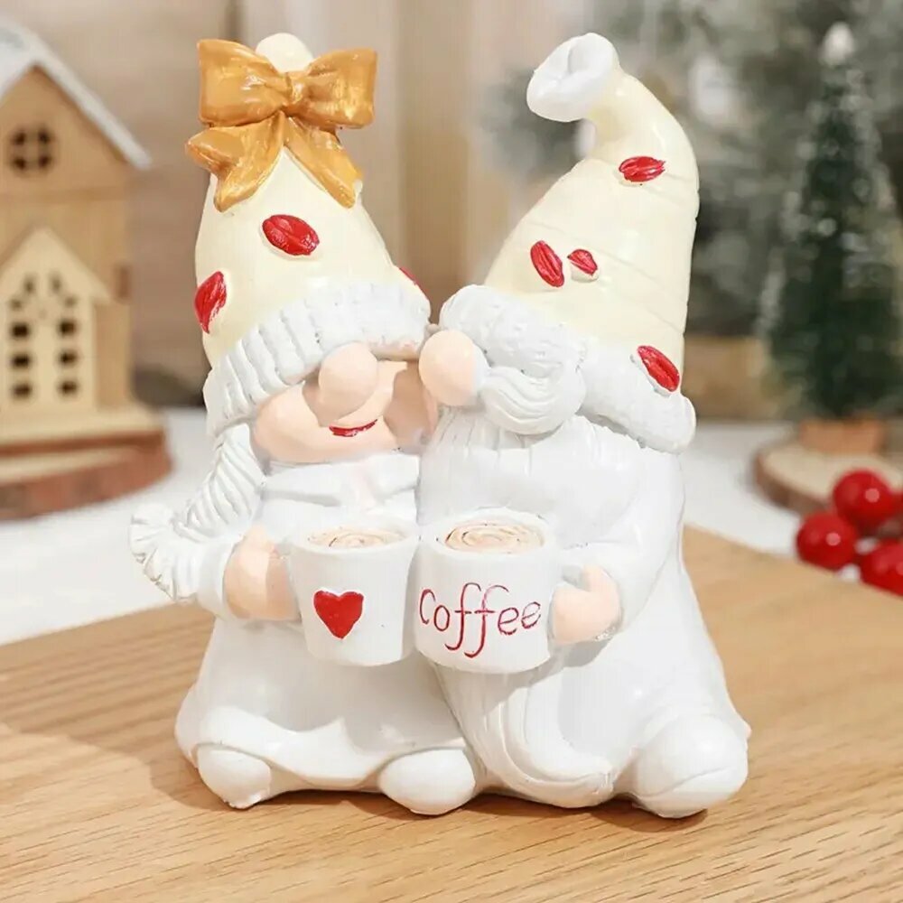 Статуэтка "Греческий Гном", 25 см, керамика, белая, с подсветкой
