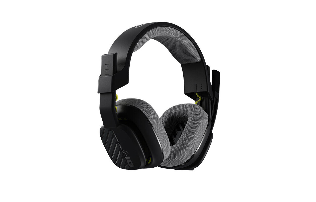 Игровая стереогарнитура Logitech Astro A10 проводная, черная, легкая, пассивная шумоизоляция