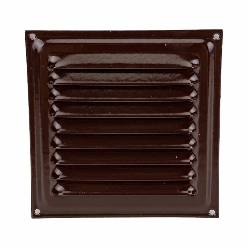 Решетка металлическая (100x100 мм; коричневая) виенто РМ1010кор