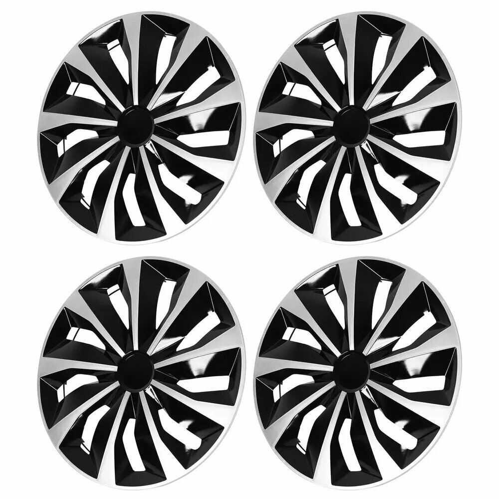 4 шт. колпаки 15 дюймов, сменные колпаки колес для Fiat 500 и большинства автомобилей