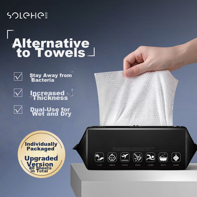 Ande Wind And Rain Facial Cleansing Wipes, Disposable, 80 Sheets*1 Pack