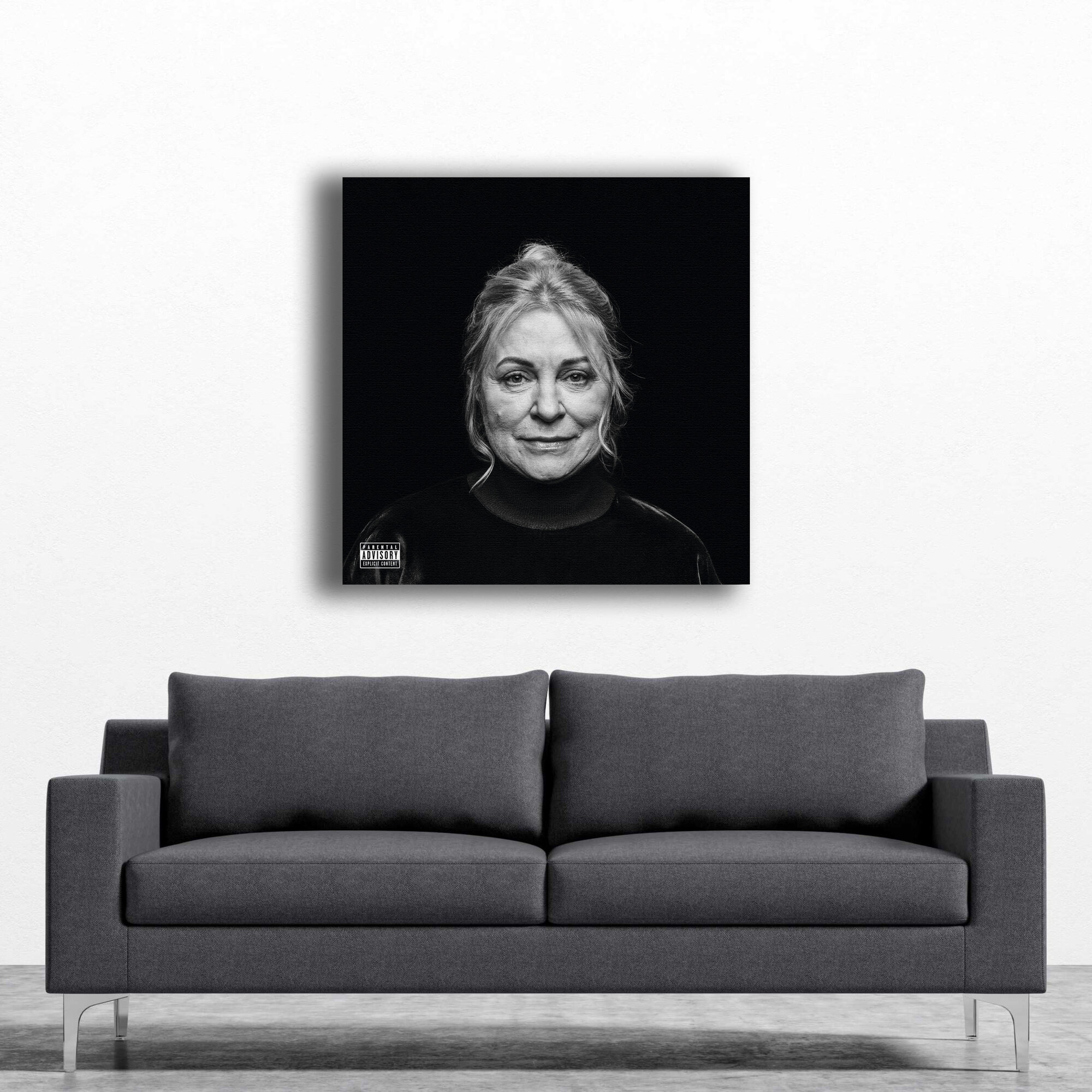 Картина на холсте OG Buda / ог буда / скучаю / 60*60