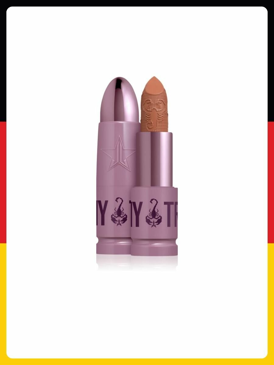 Губная помада Jeffree Star Cosmetics Scorpio Shiny Trap Lipstick highly pigmented creamy lipstick Pomeranian Kiss, 3 г
