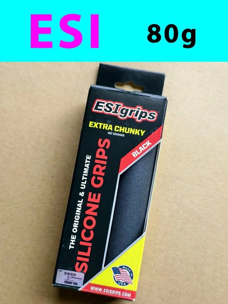 Сделано в США ESI велосипедные ручки Силиконовые захваты EXTRA CHUNKY черное цвет