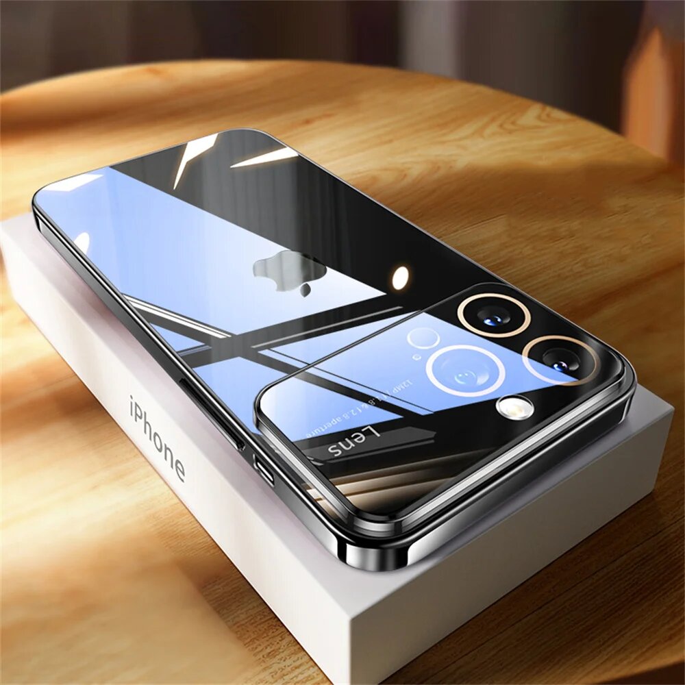 Прозрачный чехол для iPhone 14 Pro Black