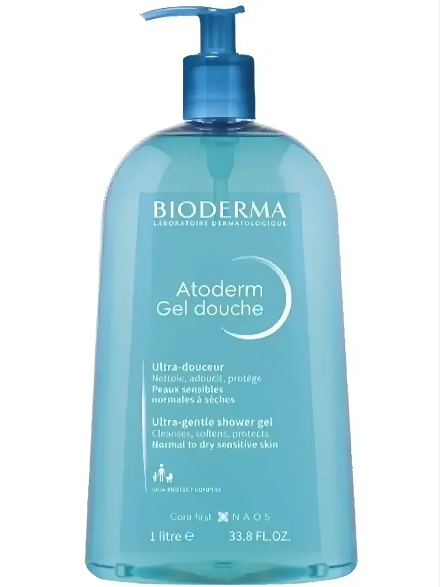 Гель для душа Bioderma Atoderm для нормальной и сухой кожи, 1000 мл