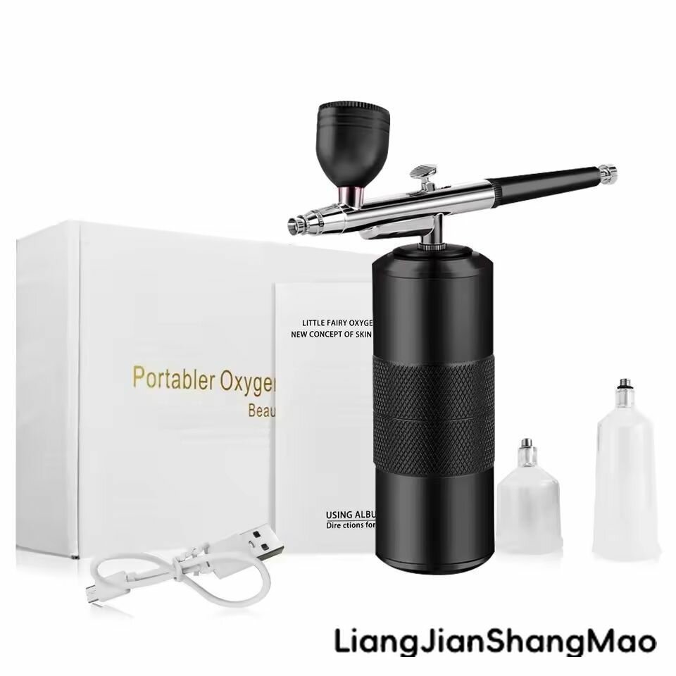 Беспроводной портативный Аэрограф с аккумулятором и компрессором для творчества, моделизм, украшение тортов, маникюр, косметология и др. сферы