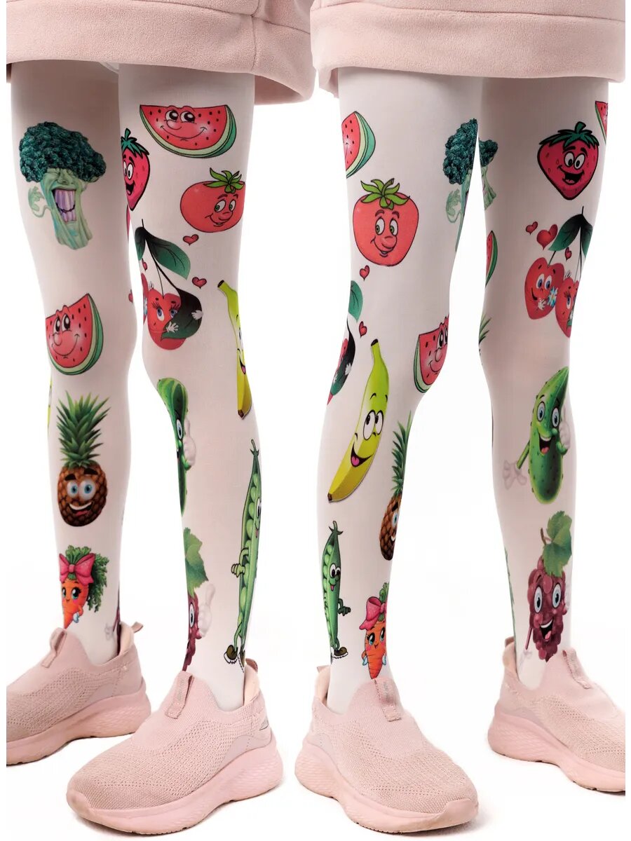 Колготки TTights, 50 den, размер 8-10 лет, черный, синий, бежевый, коричневый, белый — фото 1