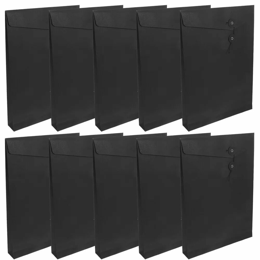 Крафт Бумажные Конверты, Для Офиса И Дома, 40x24 См, 10 Штук