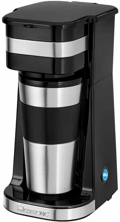 Кофеварка капельная Clatronic KA 3733 черный/нержавеющая сталь (263881)