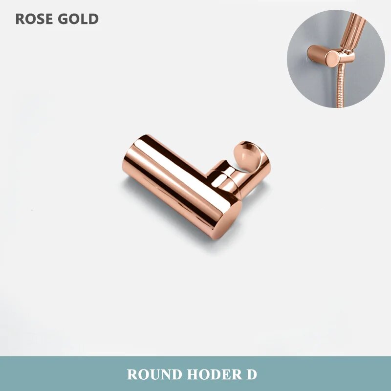 Держатель для душа из латуни Rose Gold D No Outle