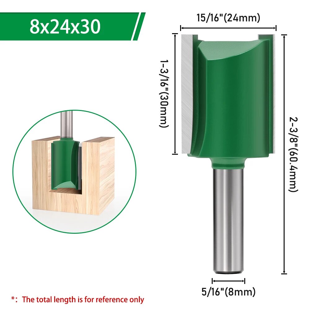 Фреза LAVIE C08002 8 мм 8x24x30mm