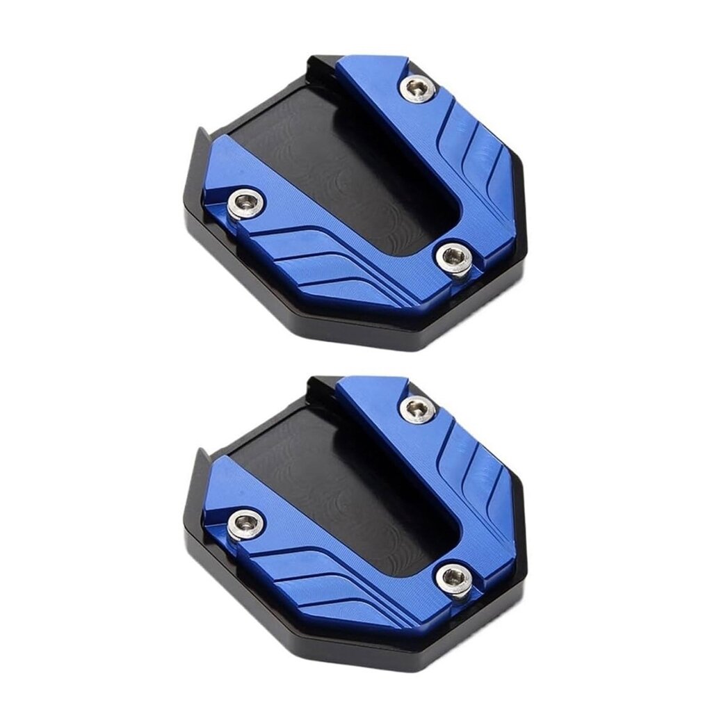 Универсальная алюминиевая расширенная противоскользящая базовая пластина для боковой подставки мотоцикла, стабилизатор для парковки на гравии и грунте