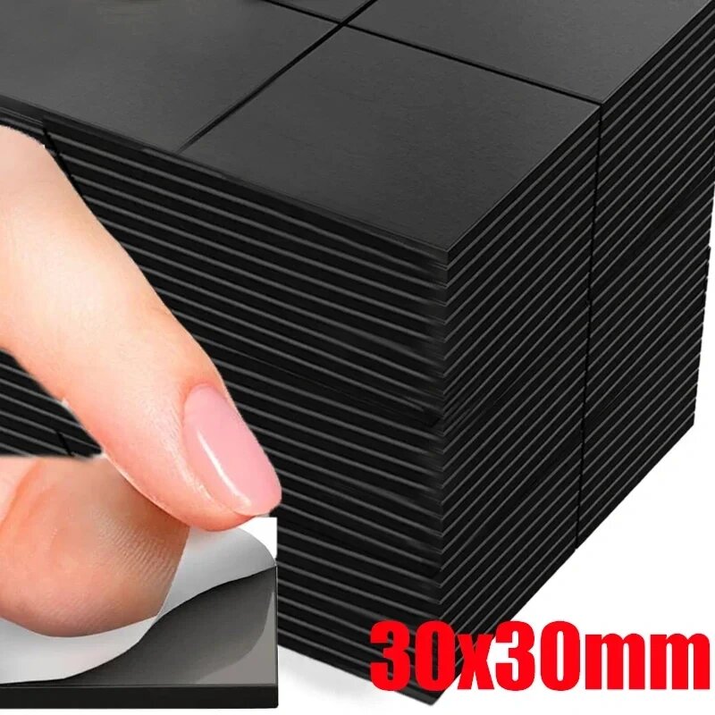 Магниты самоклеящиеся квадратные 30x30x1 мм, 20 шт.