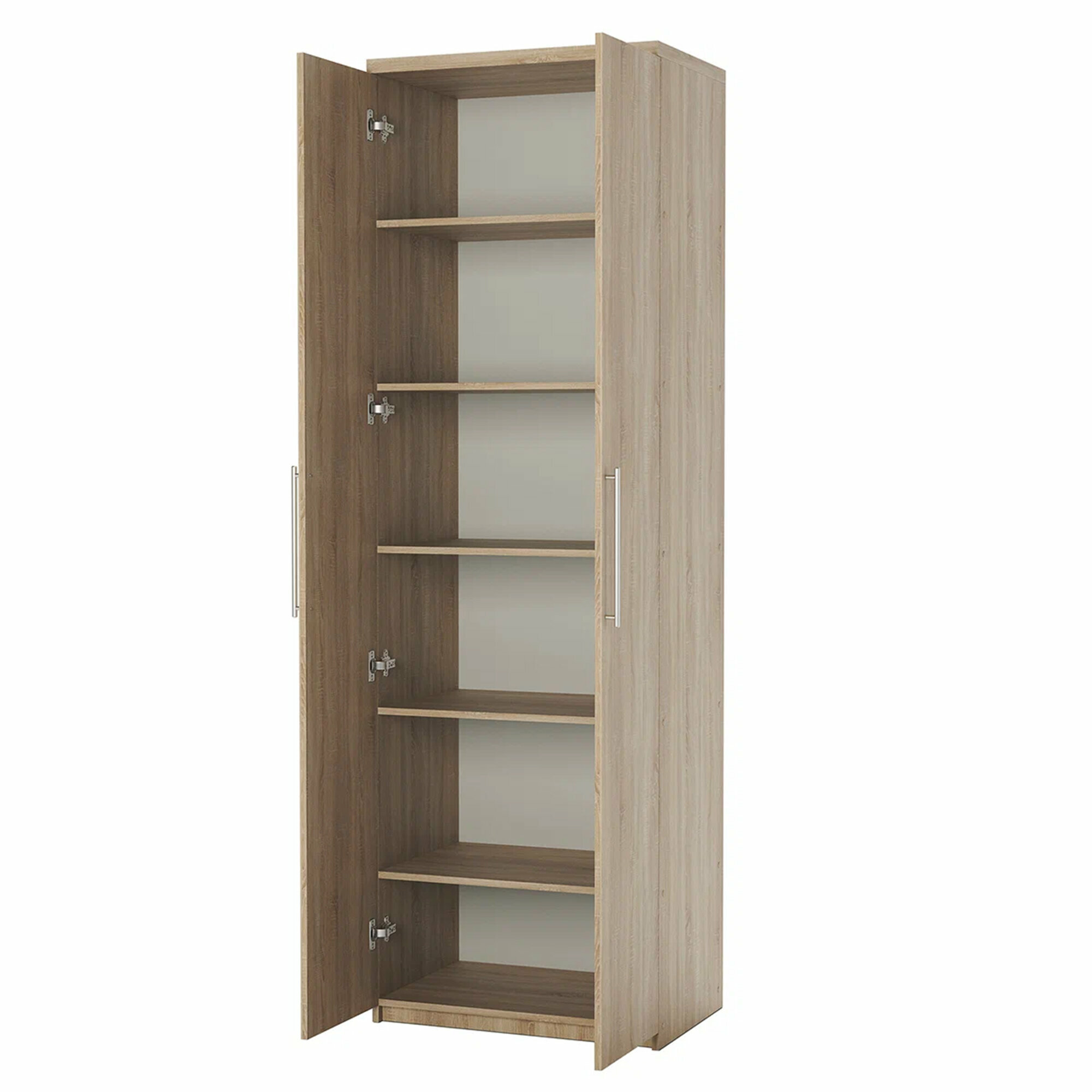 Шкаф с полками Ритм МП-21 распашной 100х60х220 см Дуб Сонома