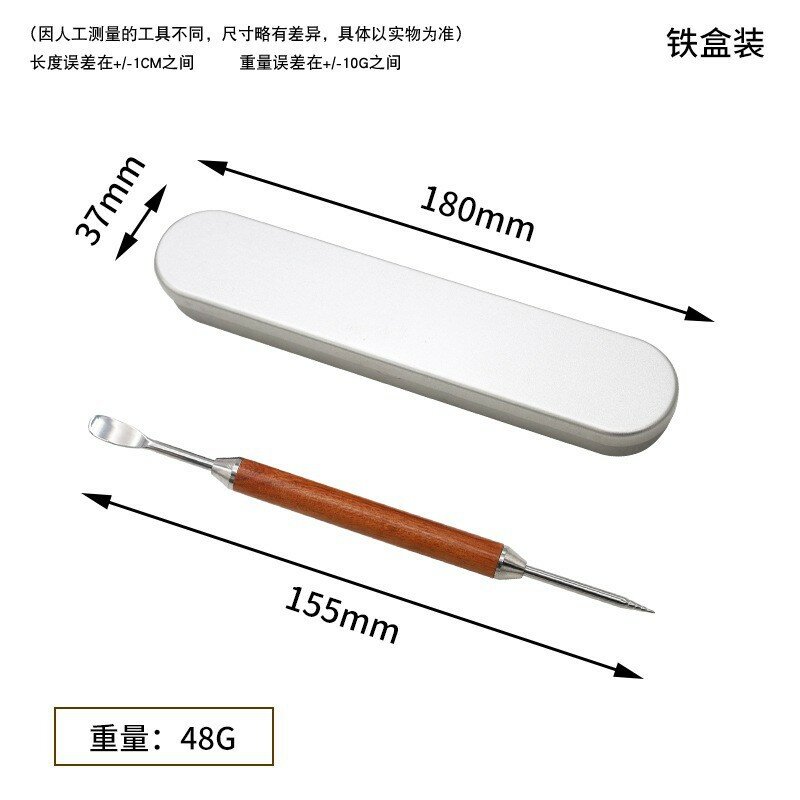 Инструмент для латте-арта с деревянной ручкой, декоративная палочка для рисования узоров, кофейный инструмент,