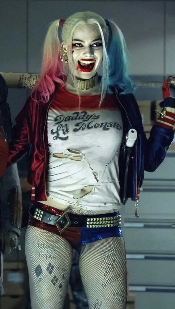 Алмазная Мозаика "Харли Квинн Из К/ф Джокер" 40х50 См Алмазная Вышивка / Картина Стразами Подарков / Украшения