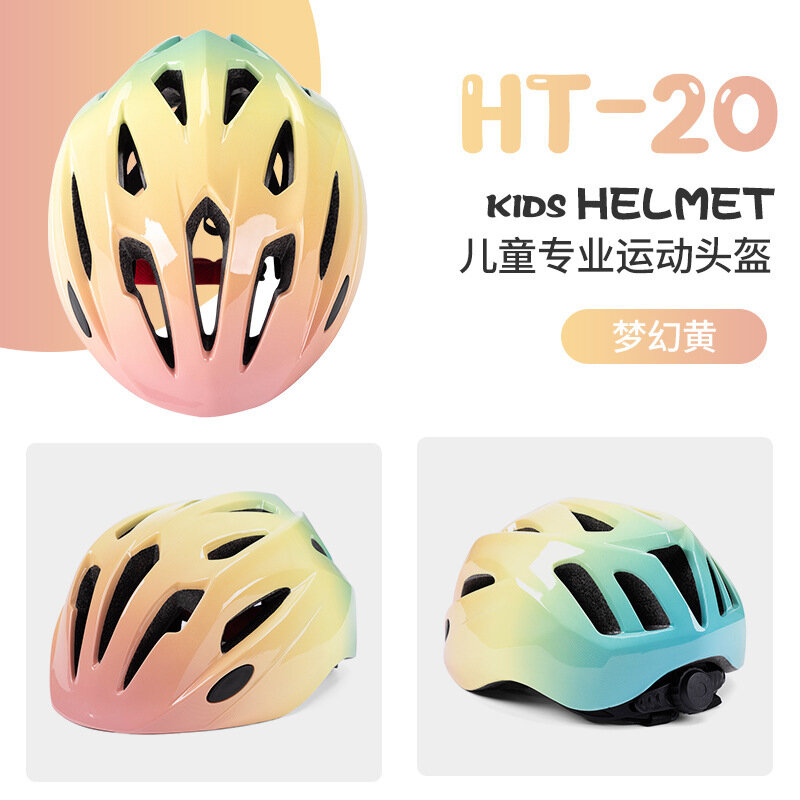 2023 Детский велосипедный шлем с мультяшным дизайном, защитный шлем для роликовых коньков, балансировочного велосипеда, молодежный спортивный шлем для езды