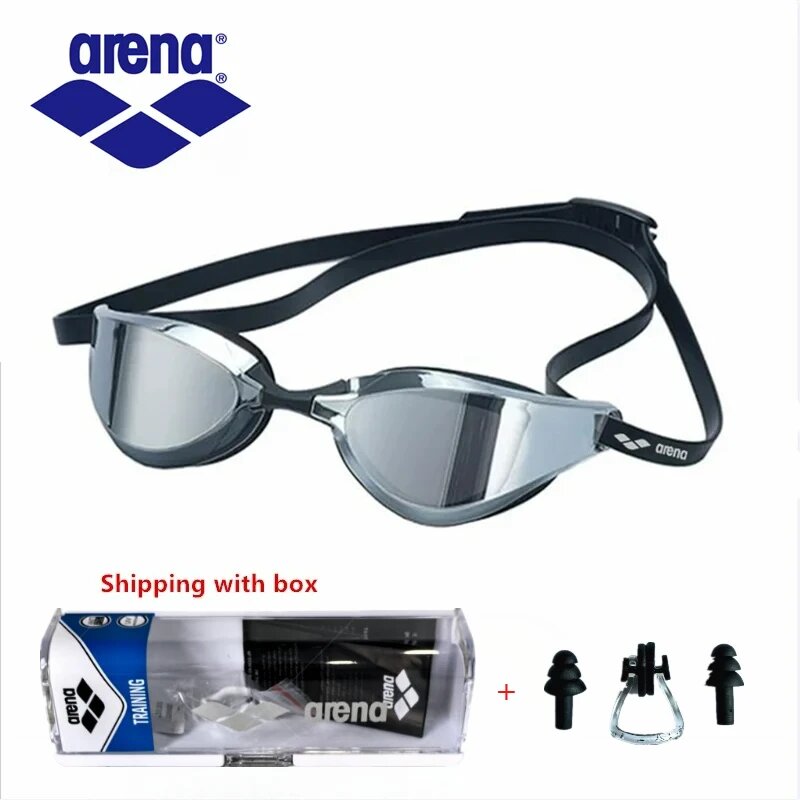 Очки для плавания Arena Adult High-Definition black silver