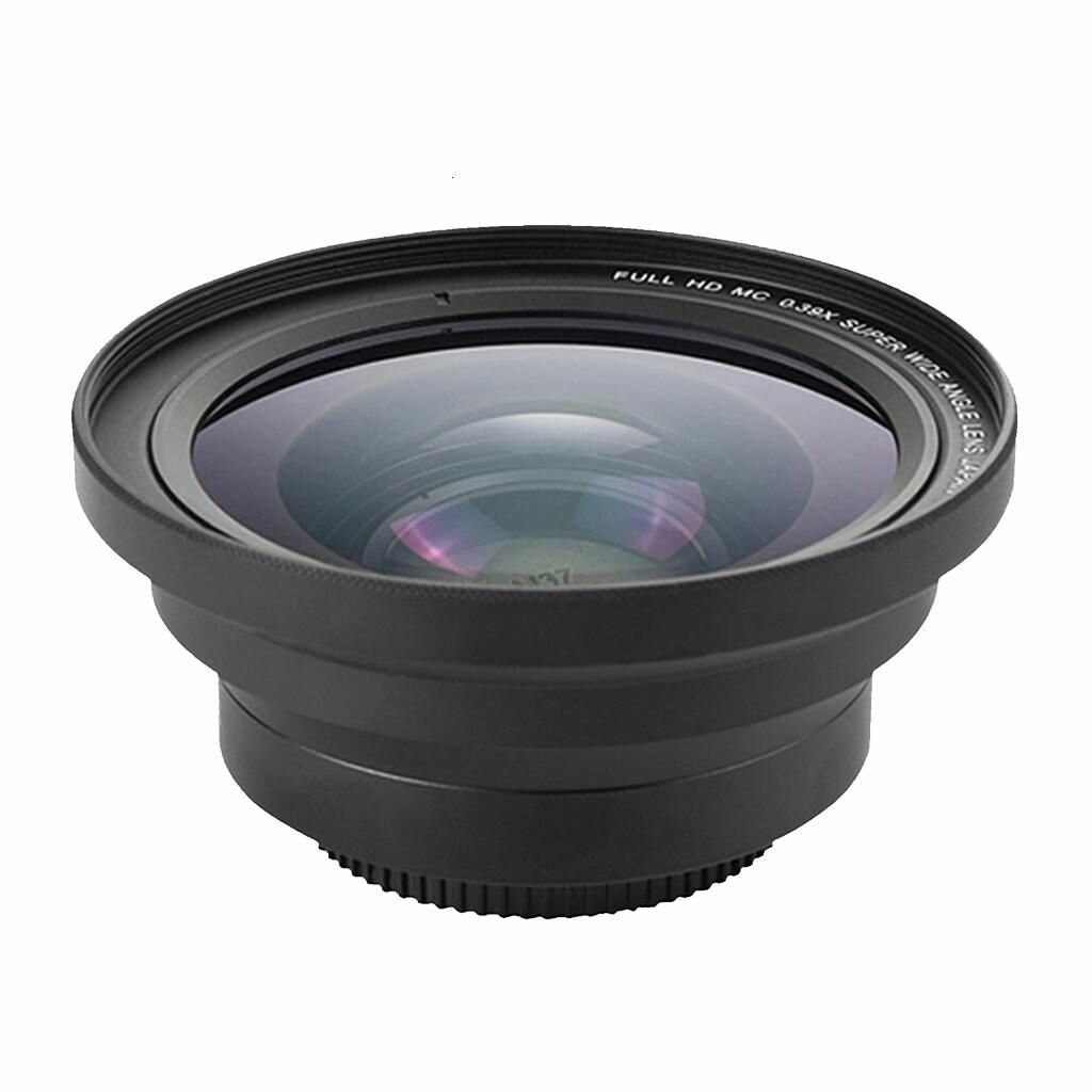 75мм 0.39X универсальный широкоугольный макрообъектив для фотоаппаратов и видеокамер, совместимый с аксессуарами SLR/DSLR