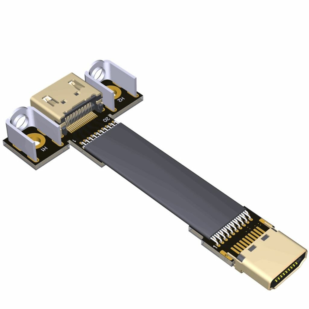 Встроенный удлинитель HDMI2.0 от мужчины к женщине-20cmA1-A4T