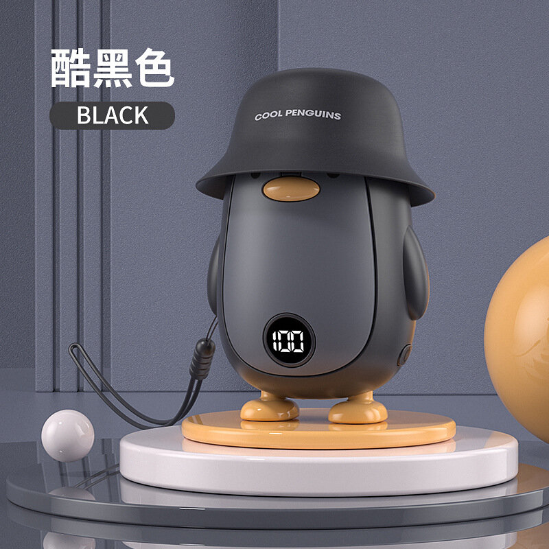 Зимний новый пингвин электрический обогреватель с цифровым дисплеем, пятиуровневый, перезаряжаемый, 2-в-1, портативный подарок для рук