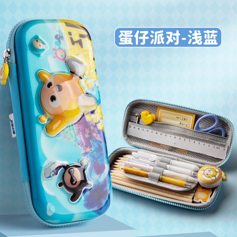 Настоящий яйцо-партитура, многофункциональный EVA 3D пенал, милый высококачественный канцелярский 3D пенал