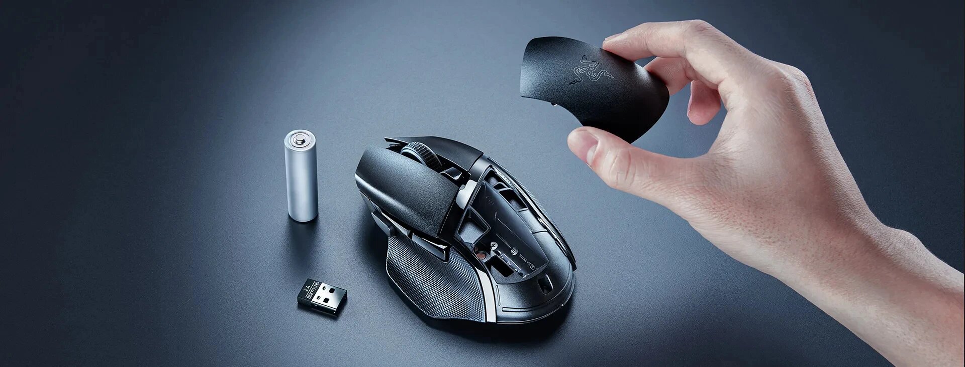 Игровая мышь Razer Basilisk V3 X, HyperSpeed, беспроводная, 18000 DPI, цвет чёрный