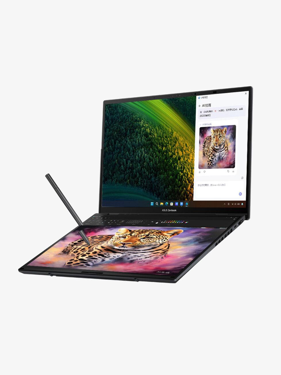 Ноутбук ASUS ZenBook Duo 2025 Ultra 9 285H, OLED, 2.8k, 32GB, 1TB