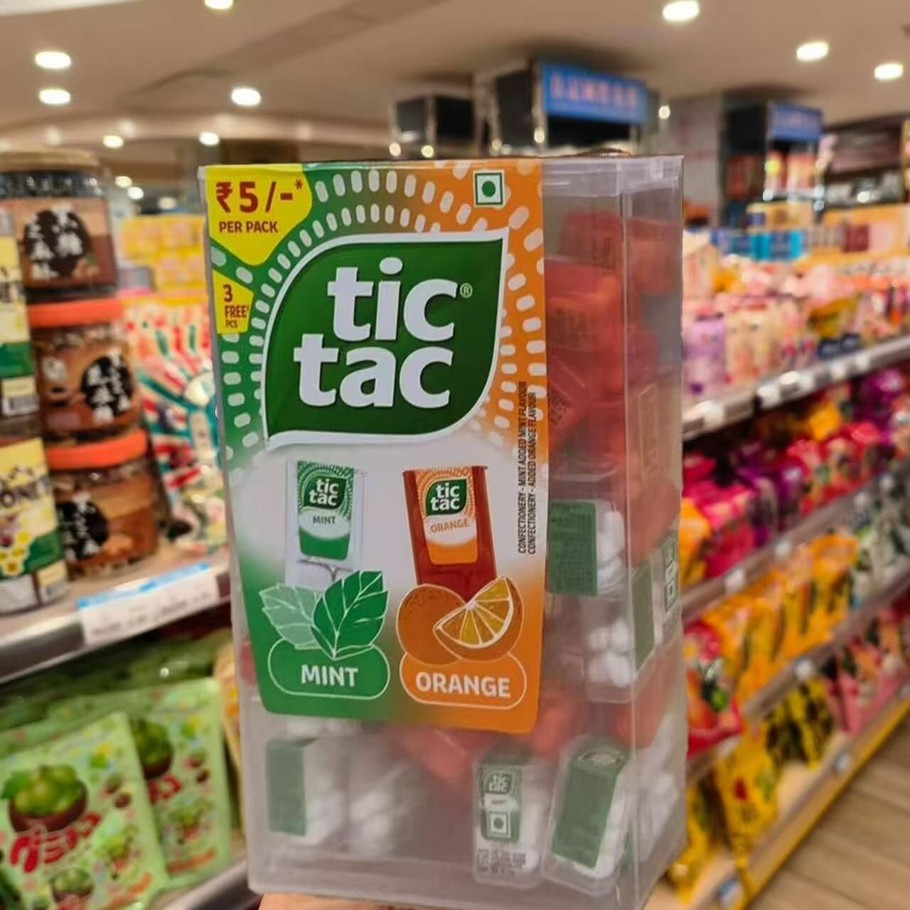 Эксклюзивная большая упаковка Tic Tac с 60 мини коробочками мятного драже