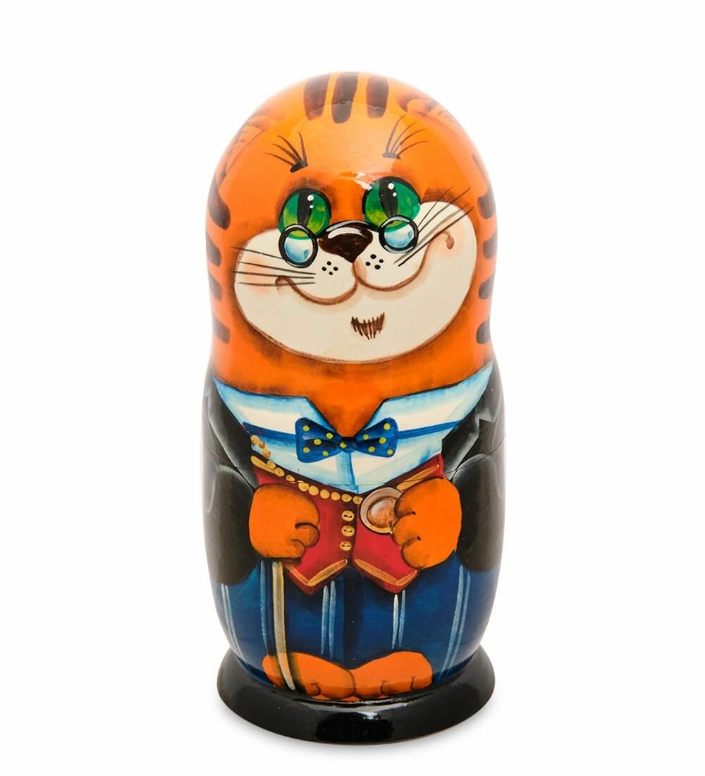 Матрешка 5м "Кот" МР-24/04-A Народные промыслы Дерево липа, краски, лак